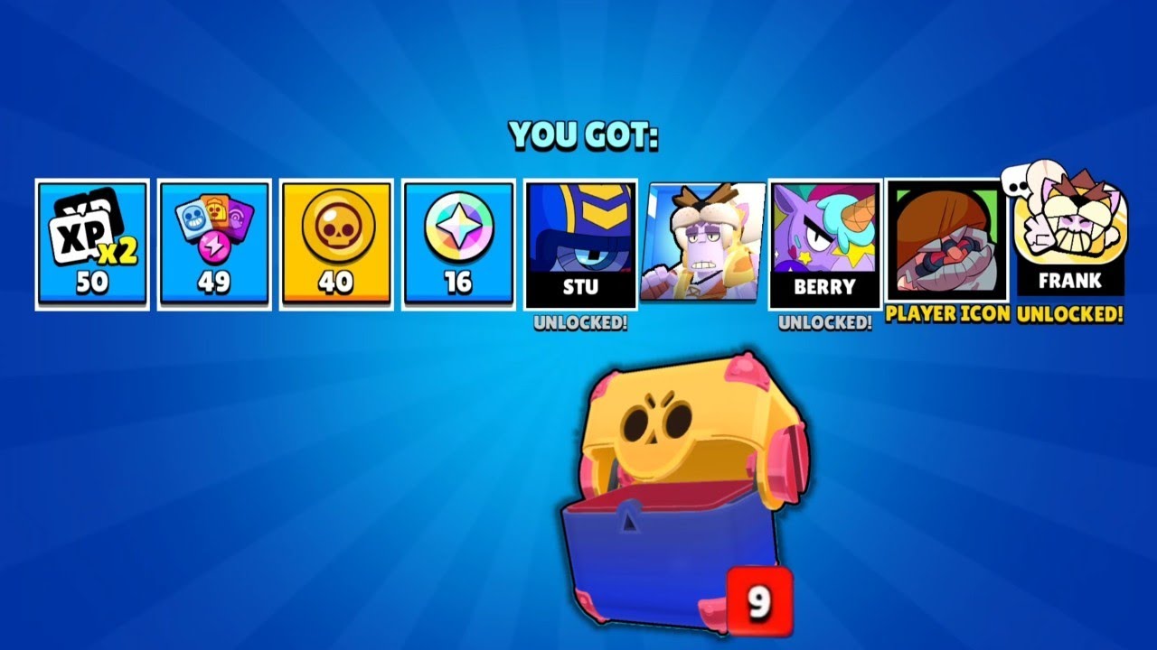 Unbelievable! 9 items in a Mega Box - Brawl Stars - YouTube