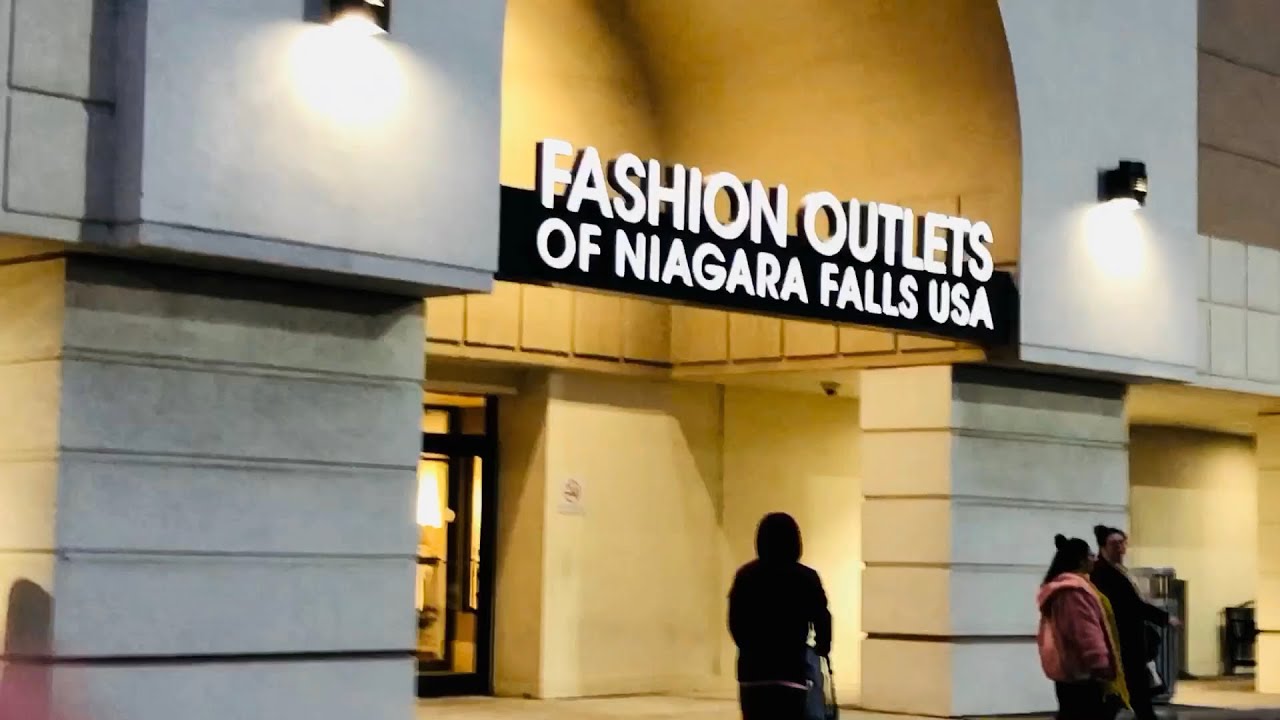 Fashion outlets of niagara falls mall in USA . - YouTube