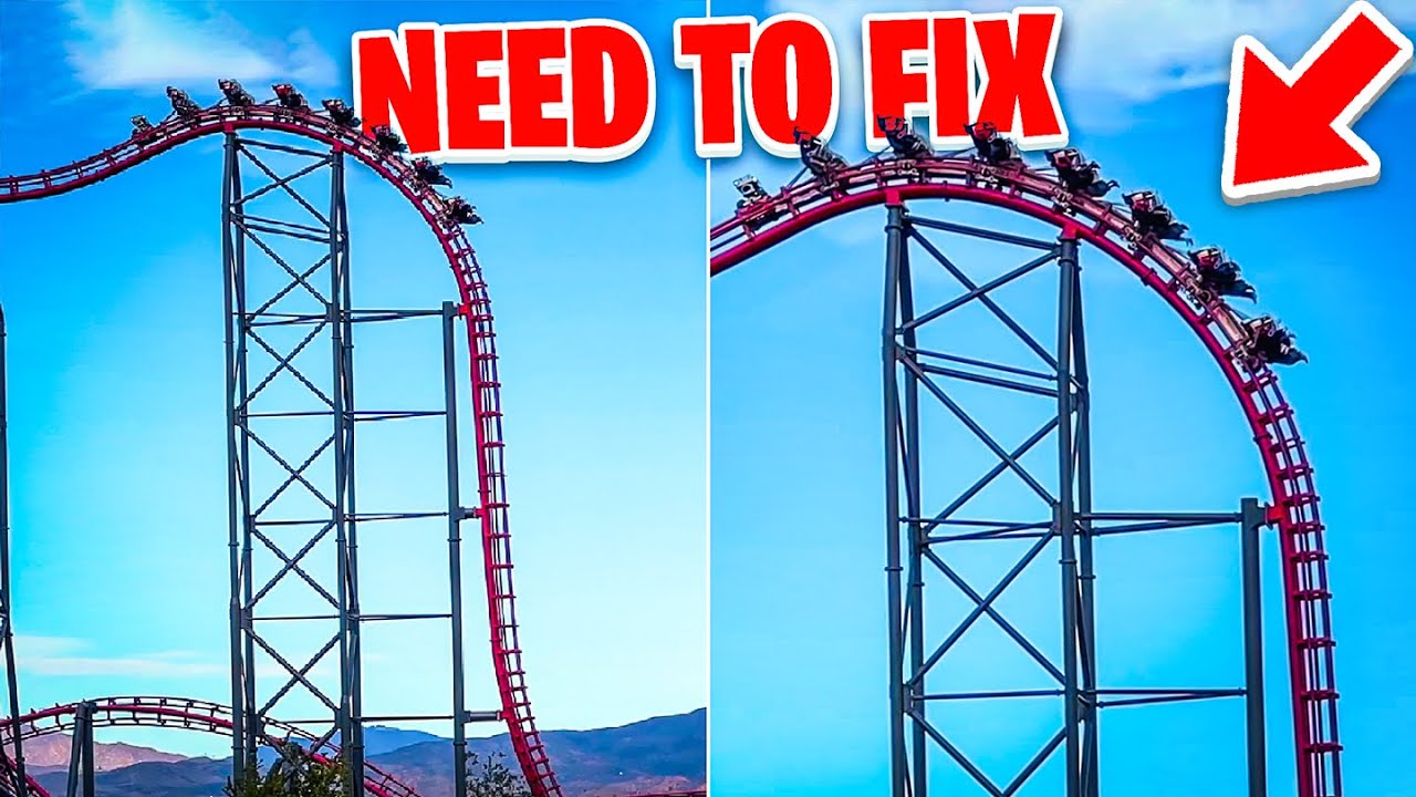 Improving Magic Mountain's Coasters! - YouTube