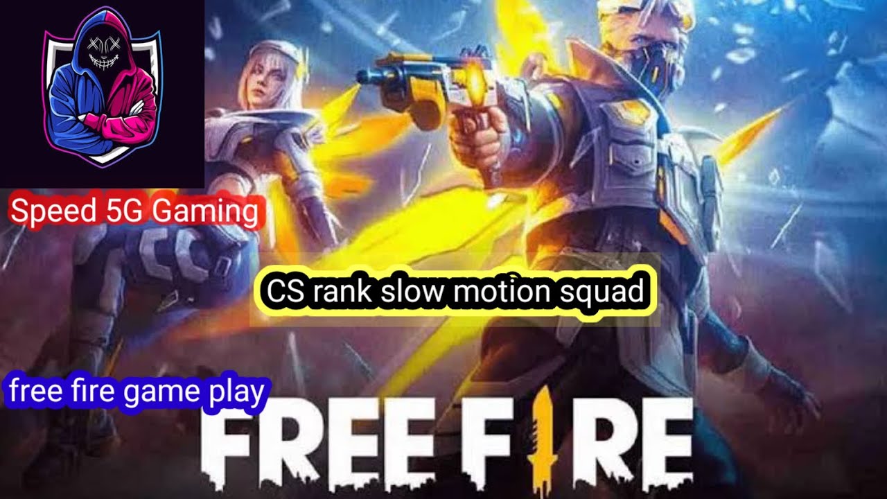 free fire game play CS rank slow motion squad - YouTube