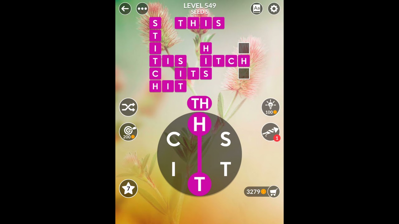 Wordscapes Level 549 Answers - YouTube