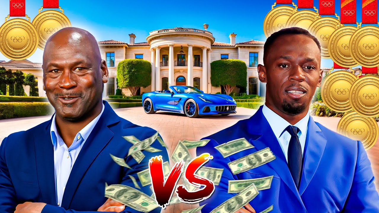 Olympics Stars: Usain Bolt vs Michael Jordan - LIFESTYLE BATTLE - YouTube