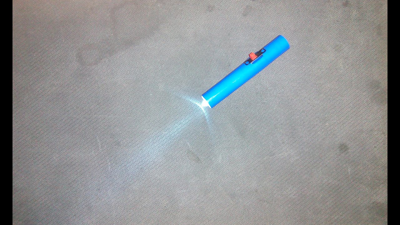 How to make flashlight 2 in 1 - YouTube