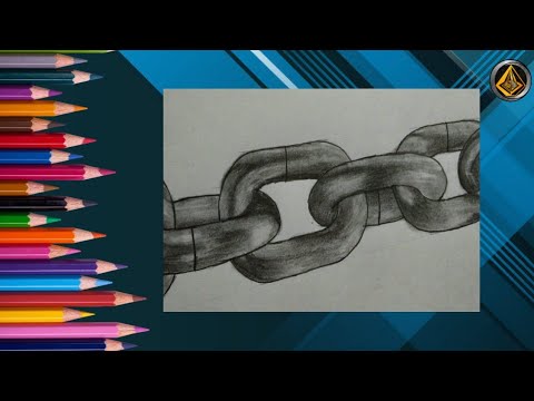 how to draw a chain ⛓️ drawing| PUGALARTWORK - YouTube