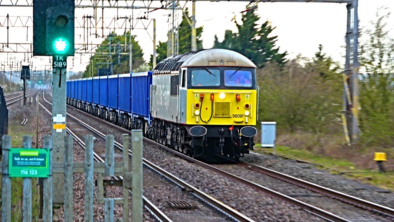 Trains at Cheddington Station, WCML - Evening Peak | 12/04/23 - YouTube