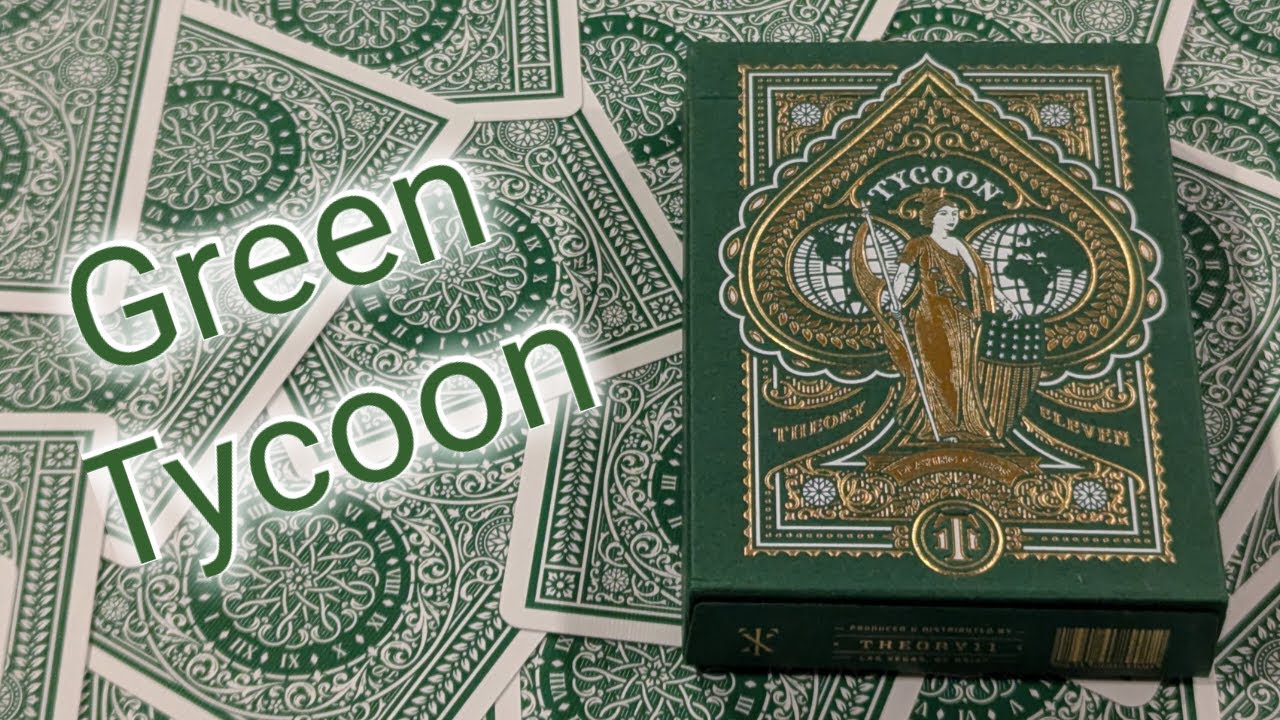 Daily deck review day 456 - Green Tycoon playing cards by Theory11 ...