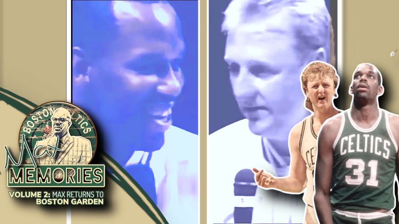 Larry Bird & His Teammates at Celtics Jersey Retirement - Max Memories ...