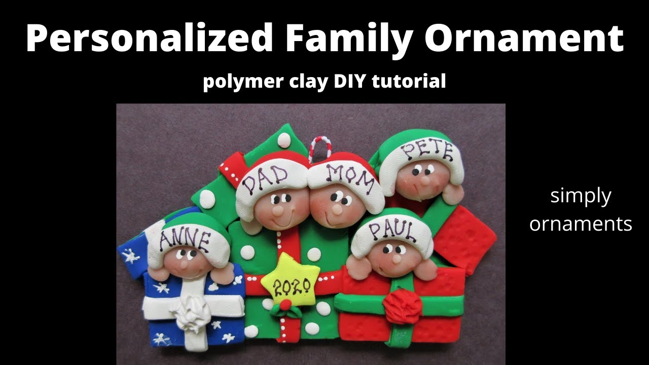 Polymer Clay Family in Gift Boxes - YouTube