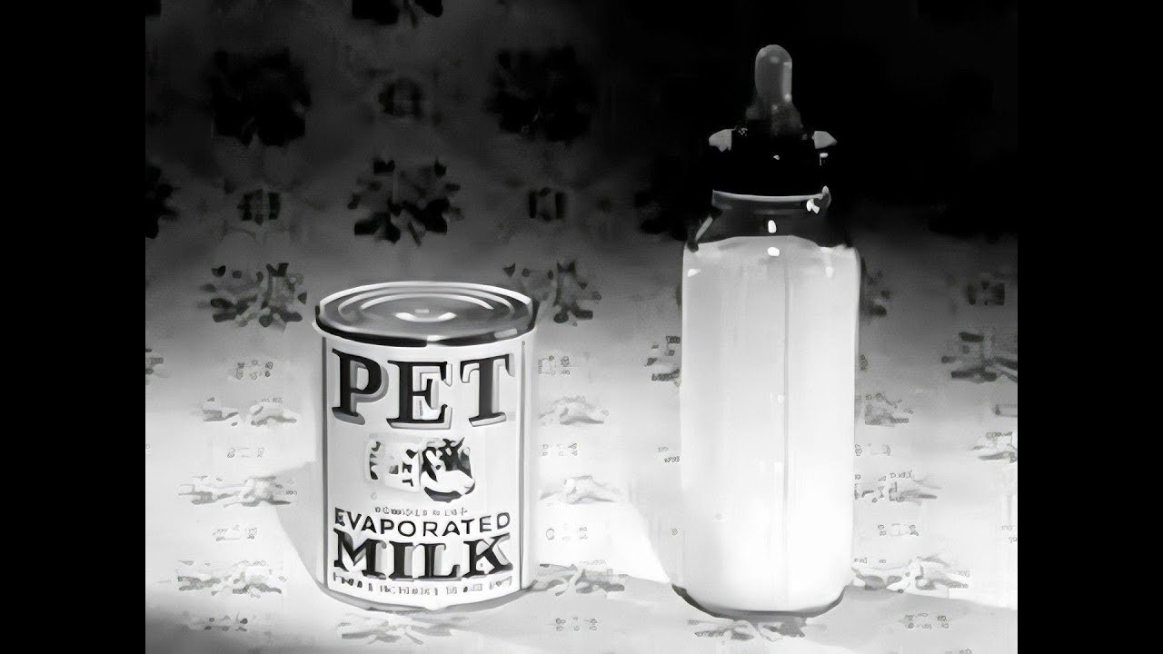 PET evaporated baby milk television commercial (1950s) - YouTube