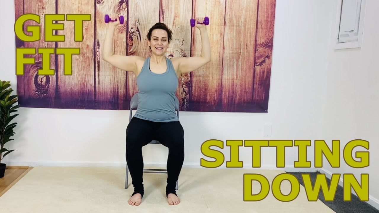 15 MIN CHAIR FITNESS | Yoga With Eleni - YouTube