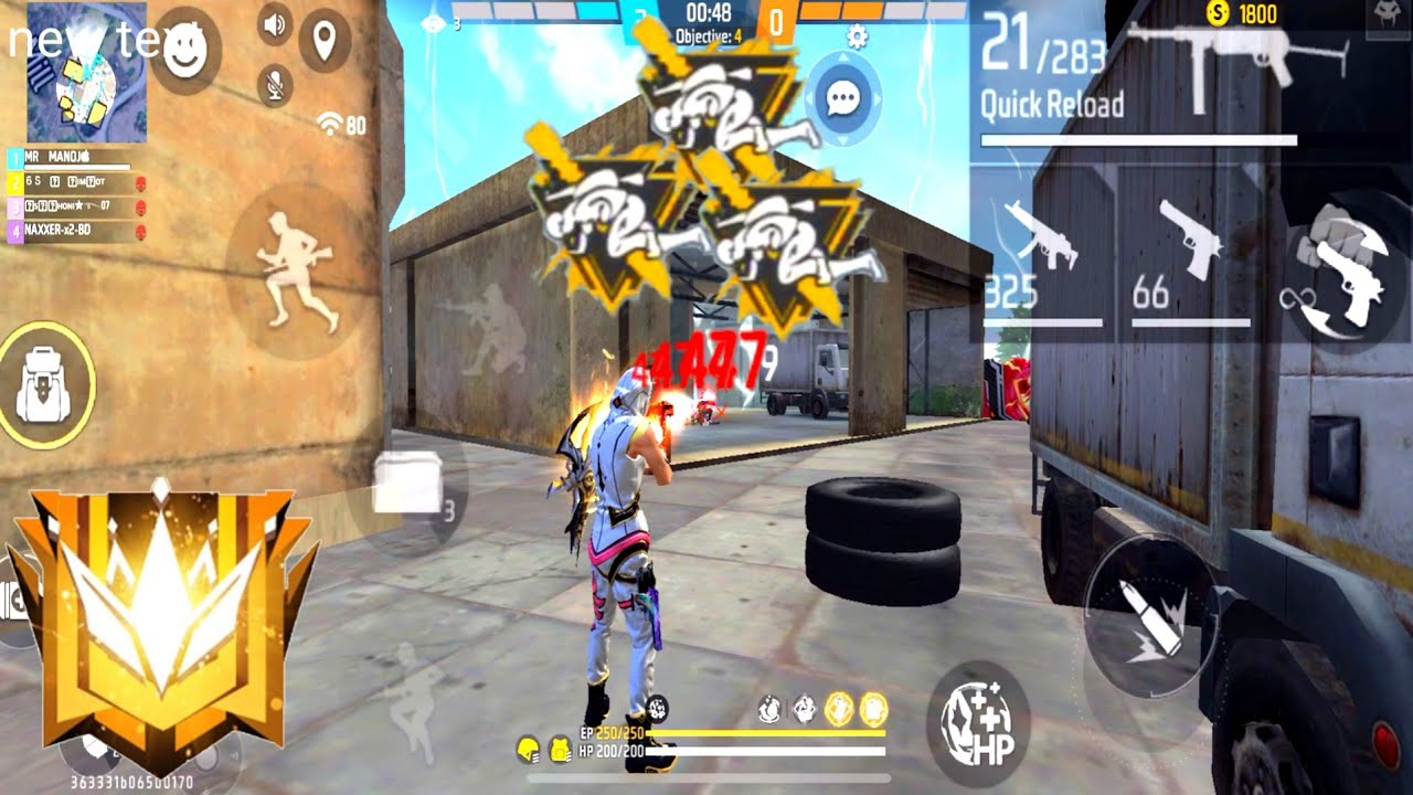 Free Fire Max Grandmaster CS rank Free Fire Clash Squad Free Fire ...