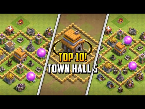 TOP 10! Town Hall 5 (TH5) Base Layout + Copy Link 2024 | Clash of Clans