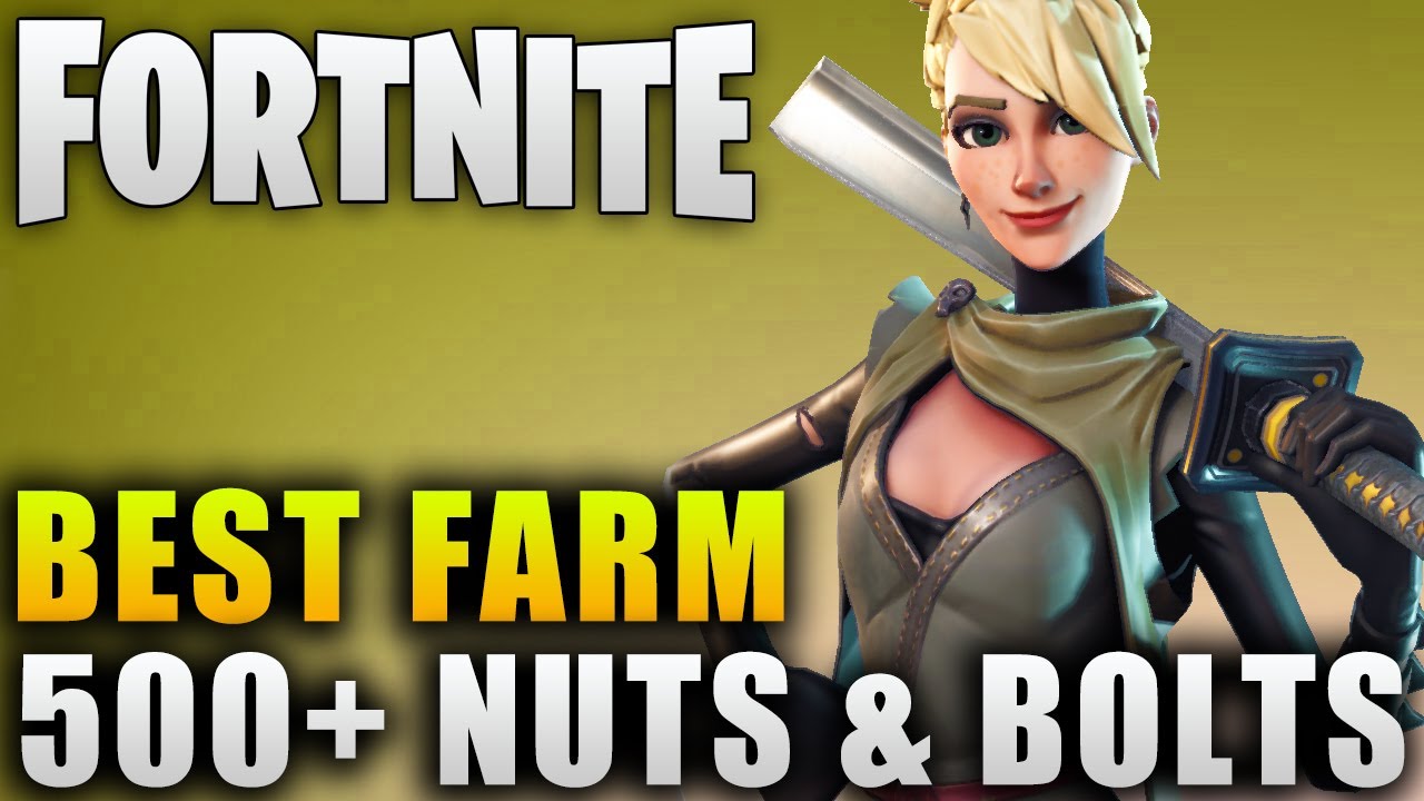 Fortnite Guide "Best Nuts and Bolts Farm" Fortnite Resource Farming ...