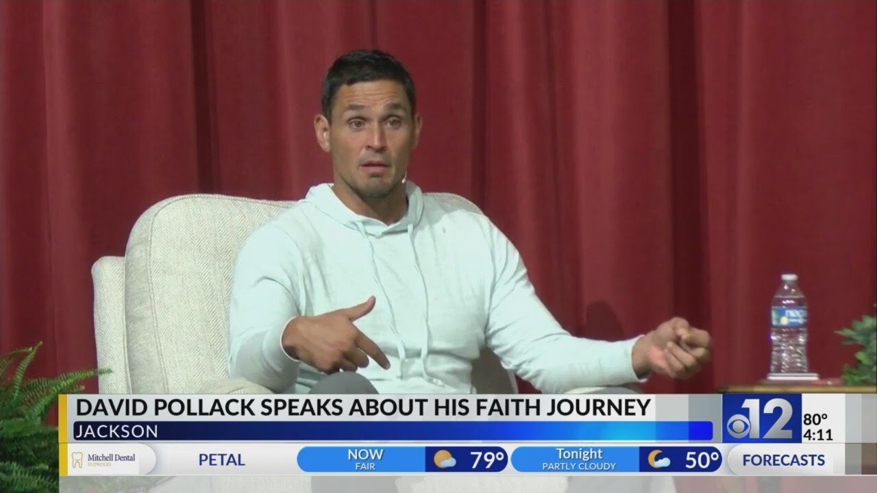 David Pollack speaks about his faith journey in Jackson - YouTube
