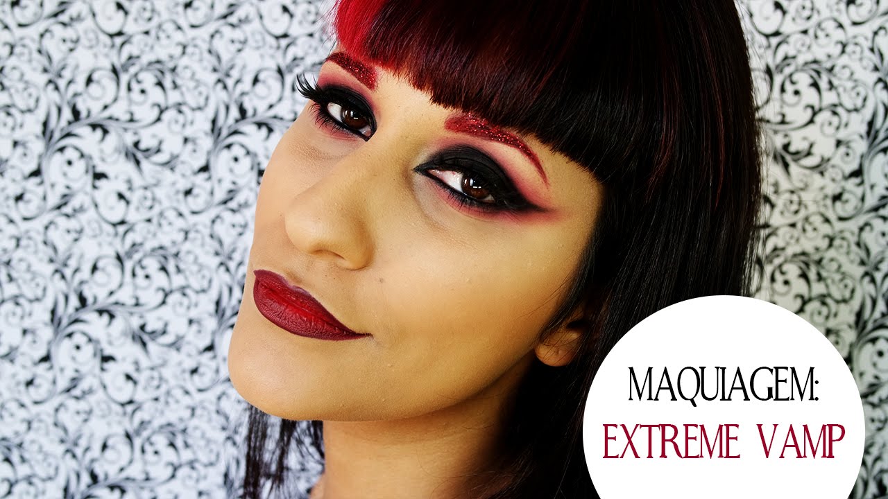Gothic Makeup Tutorial: Extreme Vamp | REDE VAMPYRICA - YouTube