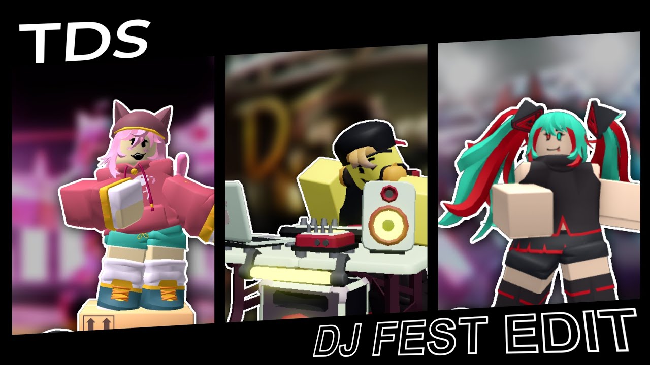 TDS DJ Fest Edit! | Tower Defense Simulator Edit - YouTube