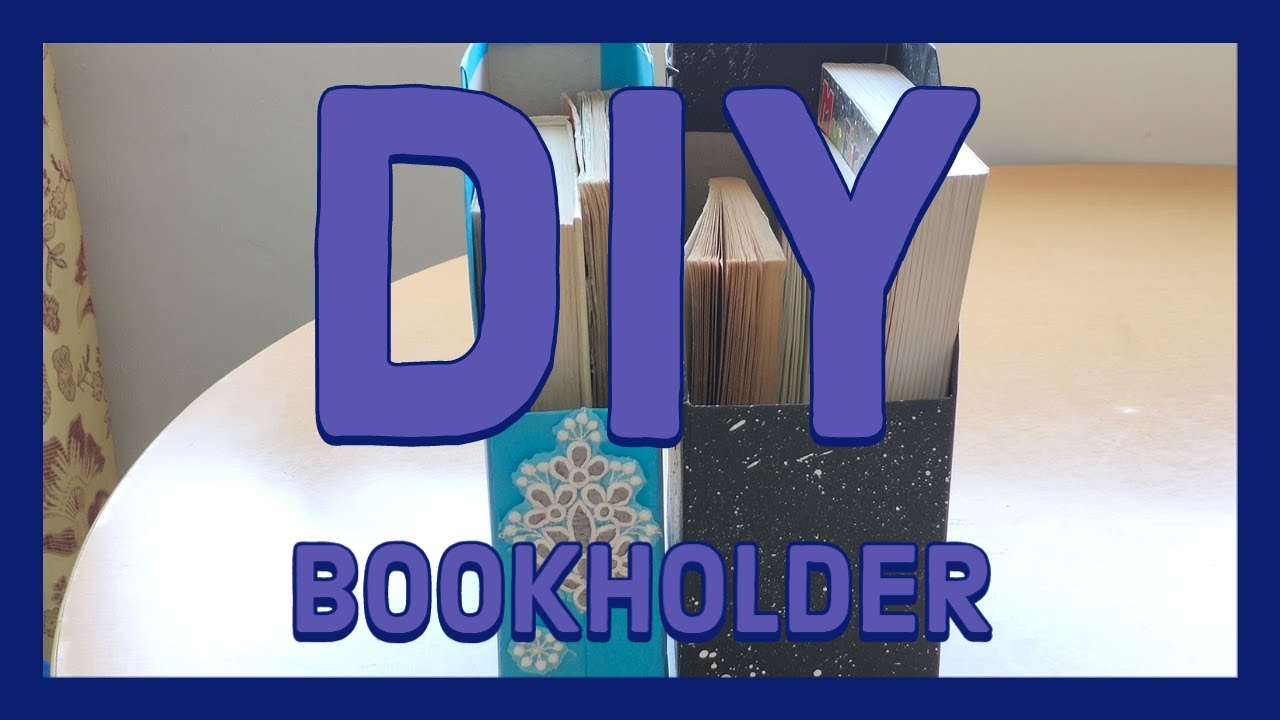 Easy DIY Bookholder | Tutorial | Crafts with Ishitha - YouTube