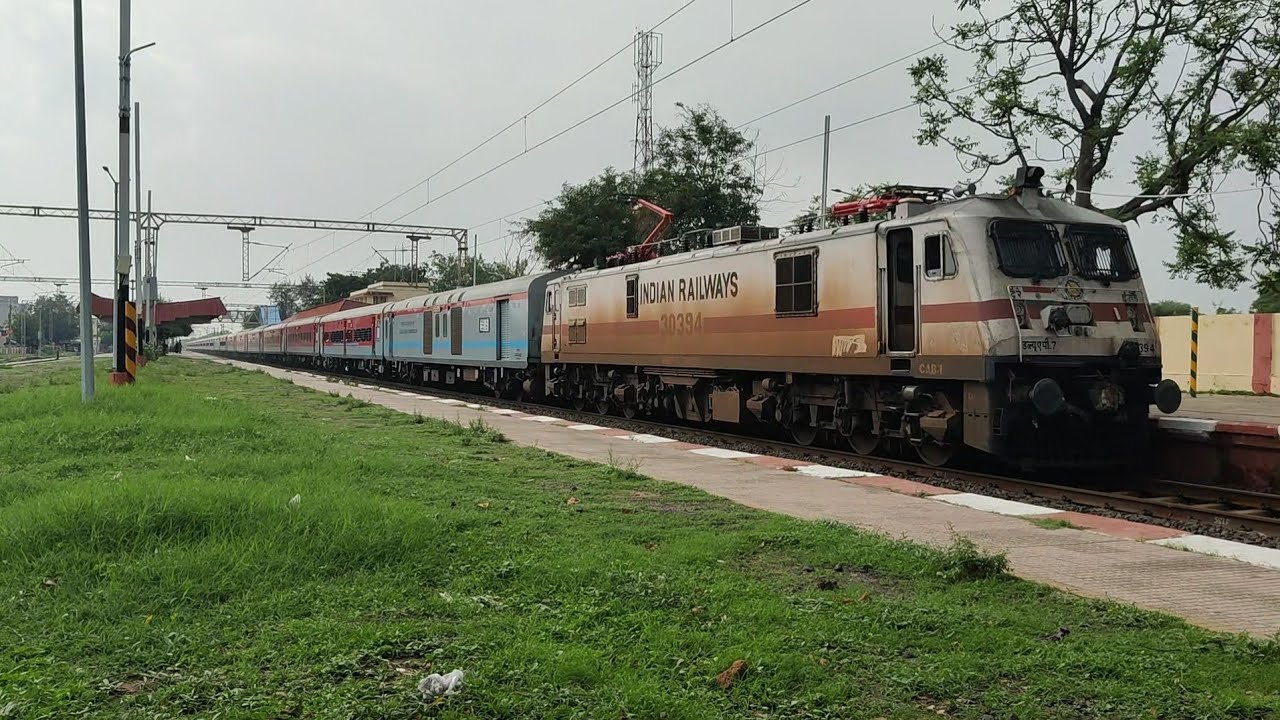 Newly LHBFIED Okha Ernakulam Express At Max Permissible Speed - YouTube