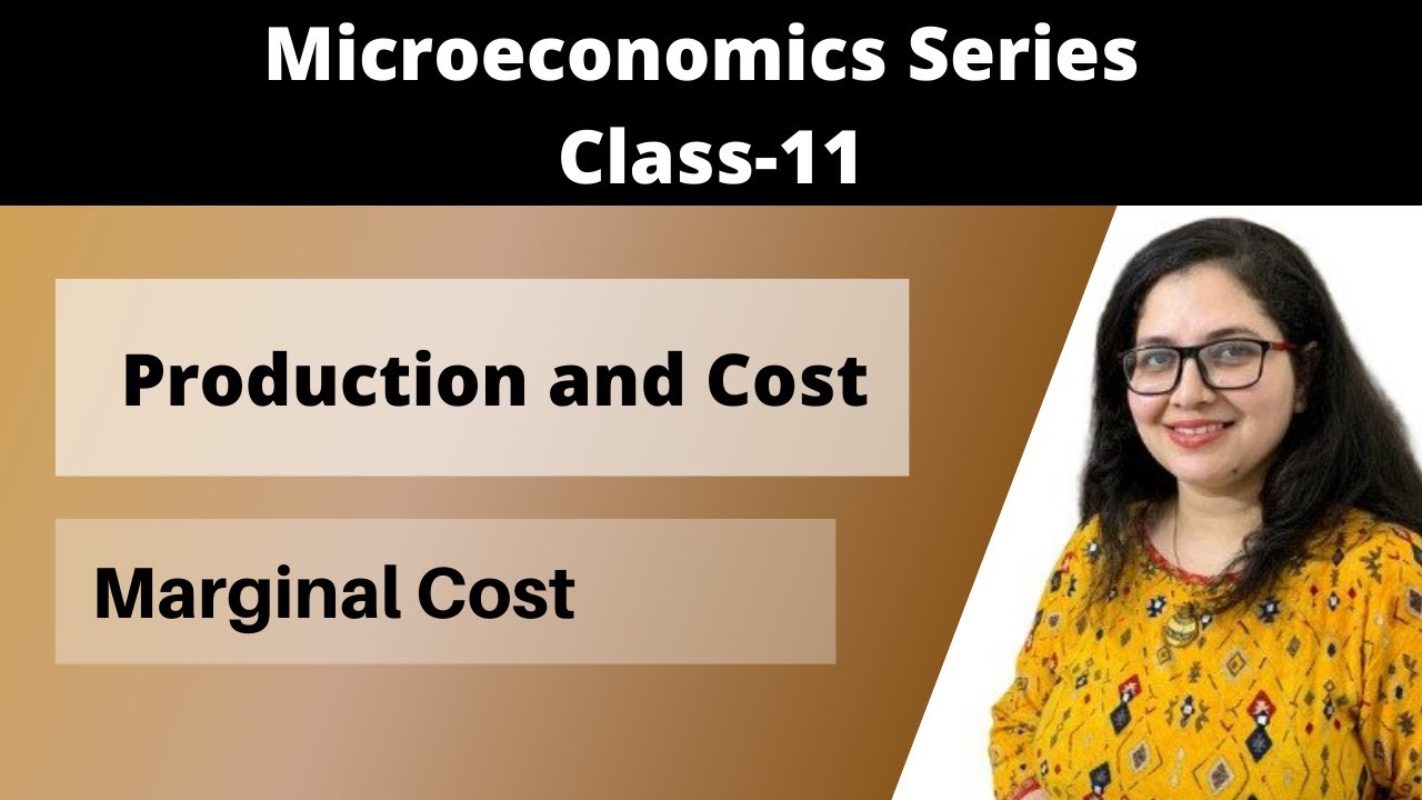 Marginal Cost | Cost | Microeconomics Class 11 | EcoWorld - YouTube