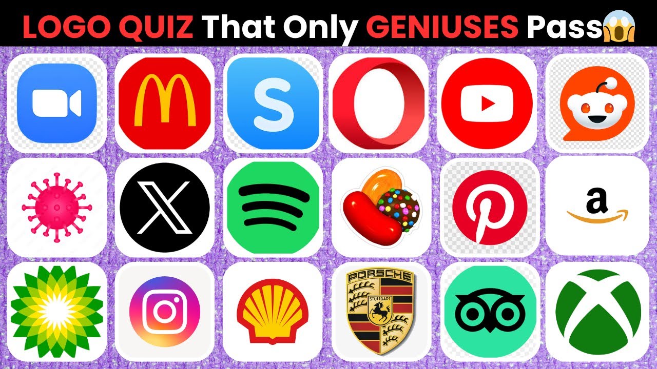 You Think You Know LOGOS? Prove It in This Challenge! | ULTIMATE Logo ...