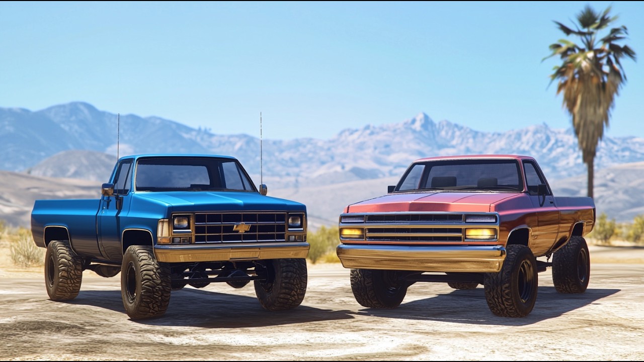 GTA 5 Real Life Pickup Vehicles Transformation With 5Real Mods Pack ...