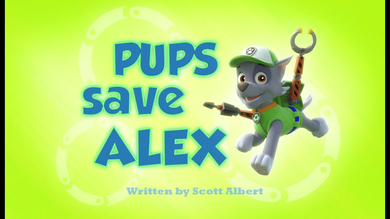 Paw patrol puppies save Alex - YouTube