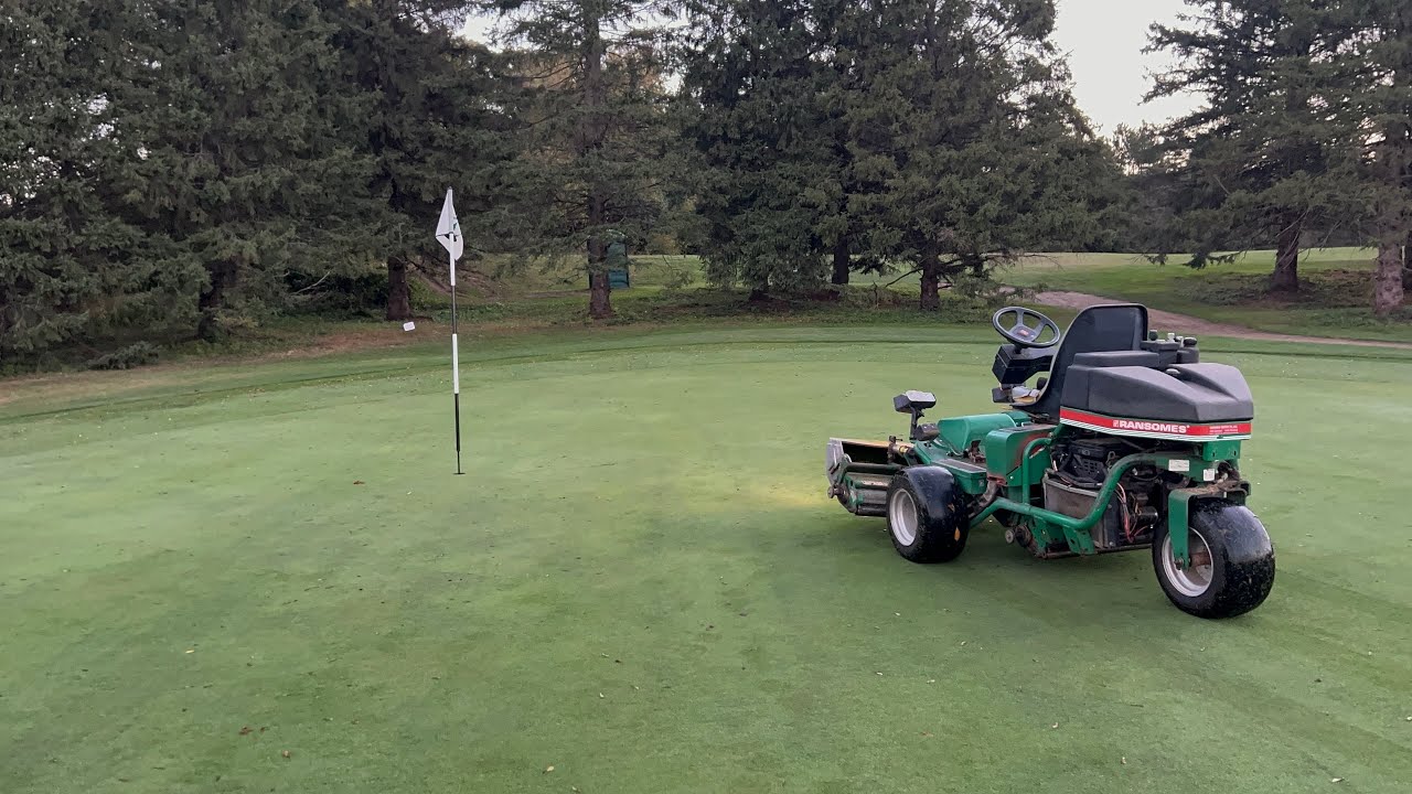 Golf Course Update: Aeration Completed - YouTube