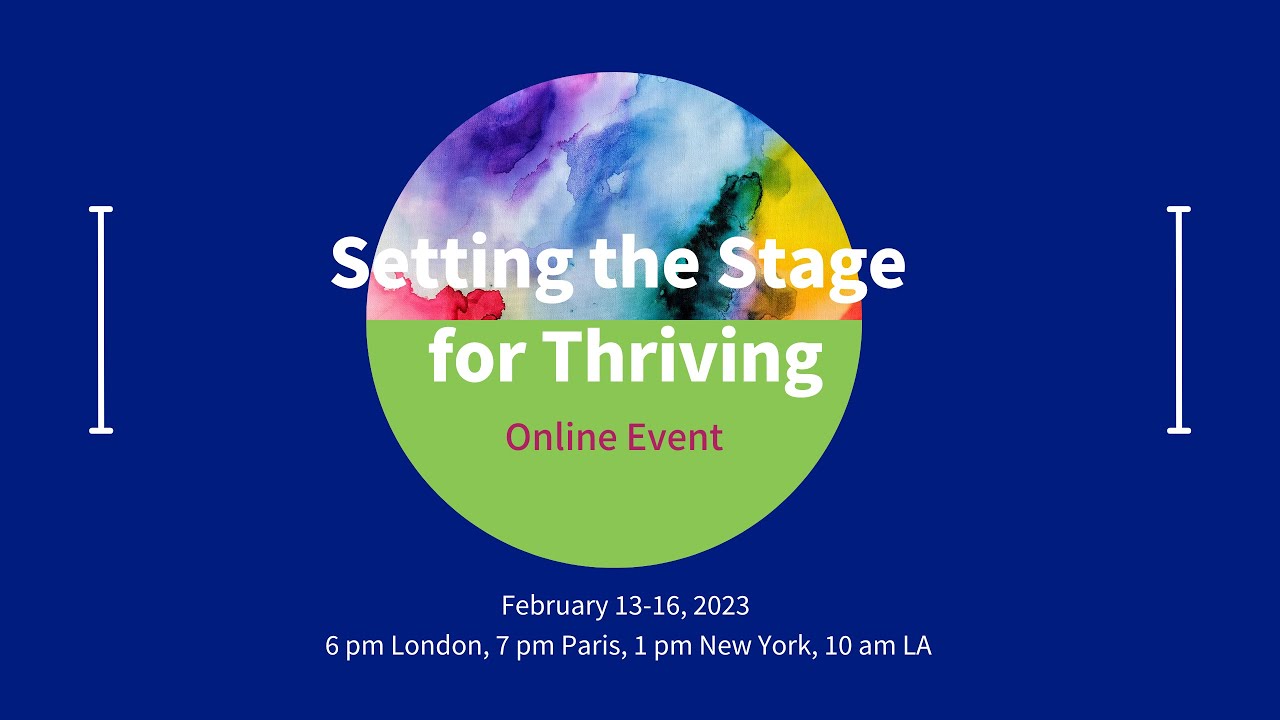 Setting the Stage for Thriving Guest Speaker Katherine Creighton Crook ...