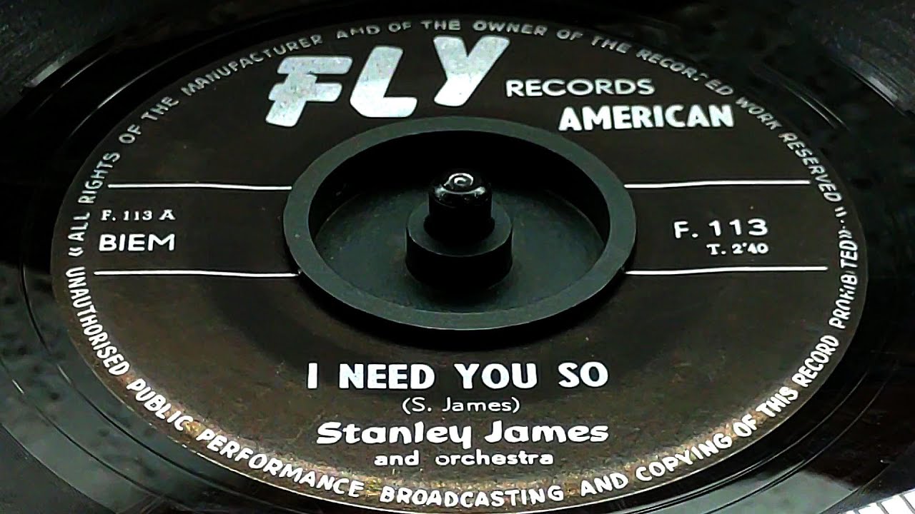 Stanley James - I Need You So (1959) HD - YouTube