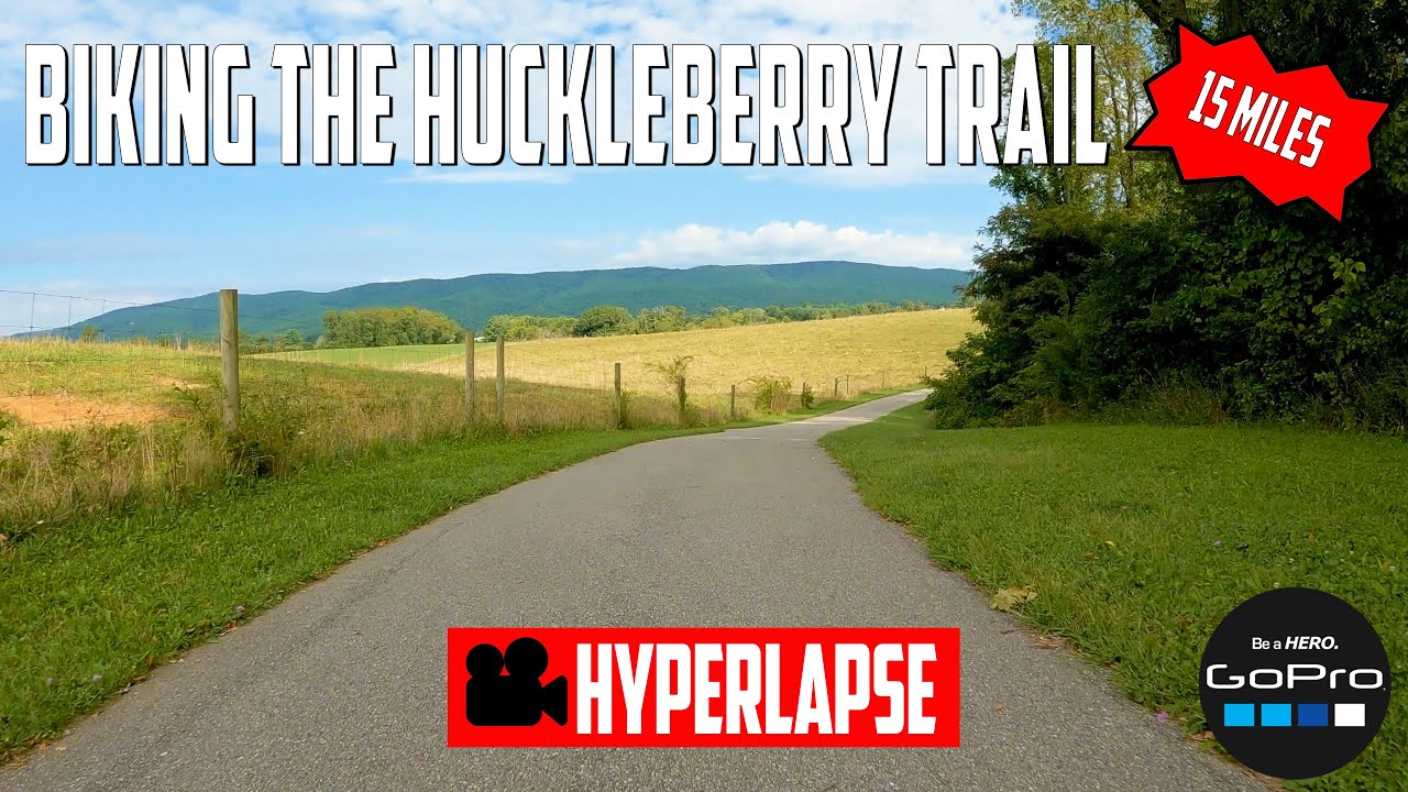 Biking the Huckleberry Trail - Blacksburg, Virginia (GoPro Hyperlapse ...