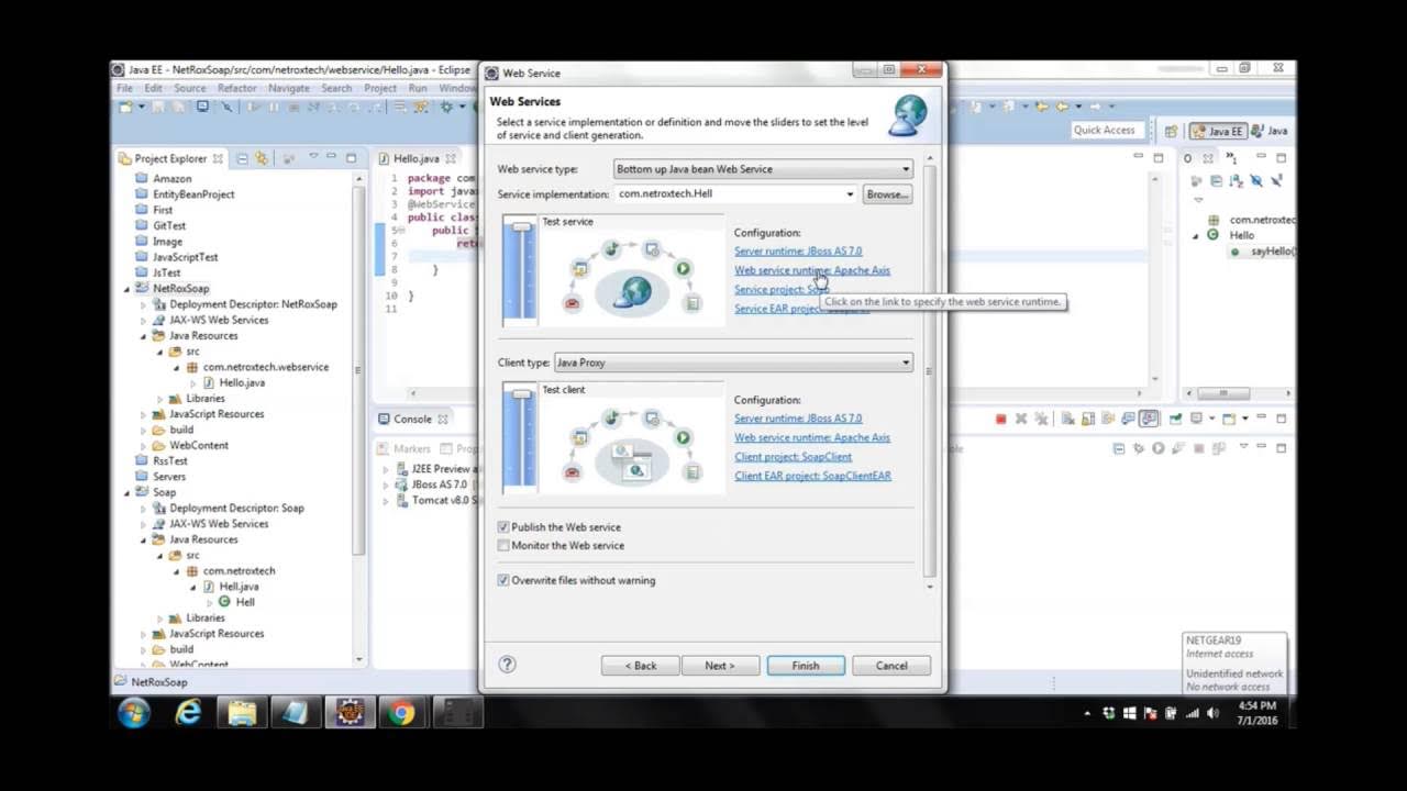 Learn To Create JAVA SOAP WebServices With Eclipse And JBoss Server By Asim Iqbal - YouTube