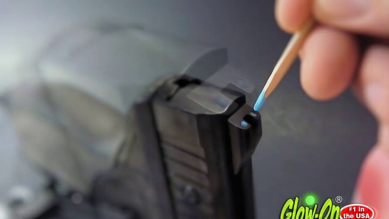 Glow On Easy Application Glow Gun Sights Blue and Original, 30 sec ...