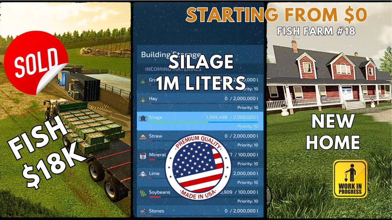 Converting Airport into Fish Farm | FS 22 - EP 18 - Amazing Day of Fish ...