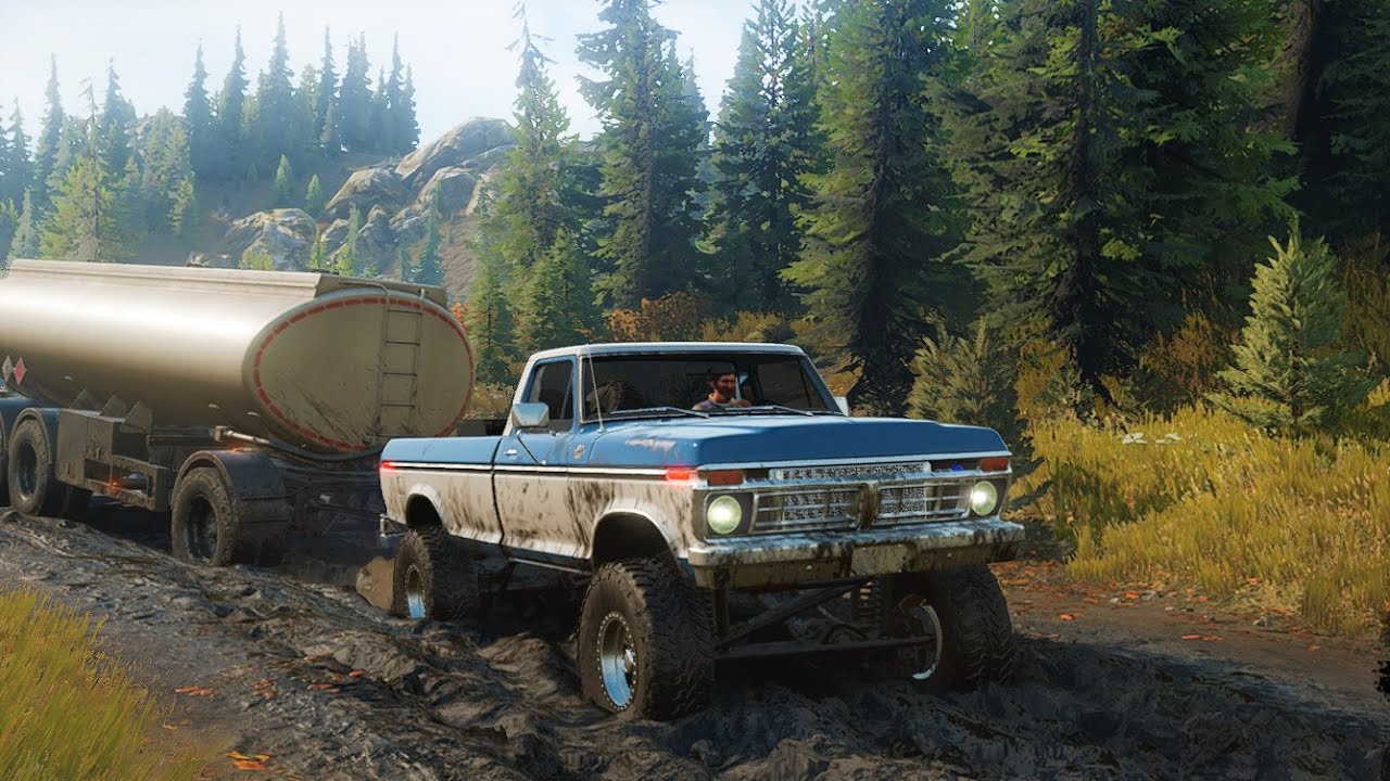 SnowRunner Mods - Ford 1976 XLT Ranger 4x4 - Driving Offroad ...