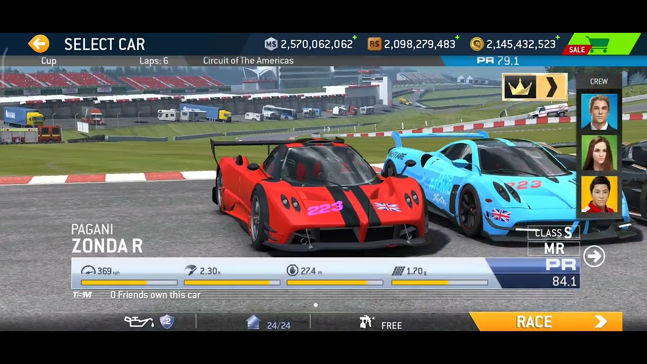 Real Racing 3 Pagani ZONDA R #PaganiParade - YouTube