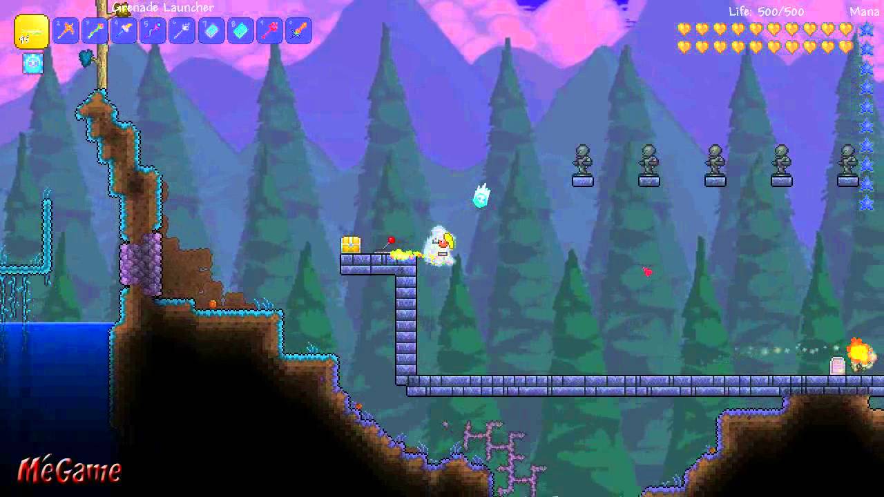 Terraria Weapon Guide: Grenade Launcher - YouTube