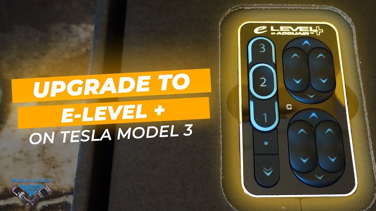 Upgrading Accuair E-Level to E-Level Plus on Tesla Model 3 - YouTube