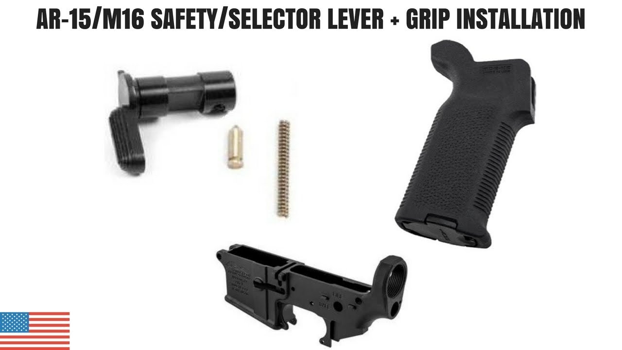 AR-15 Safety Selector Lever Install - YouTube