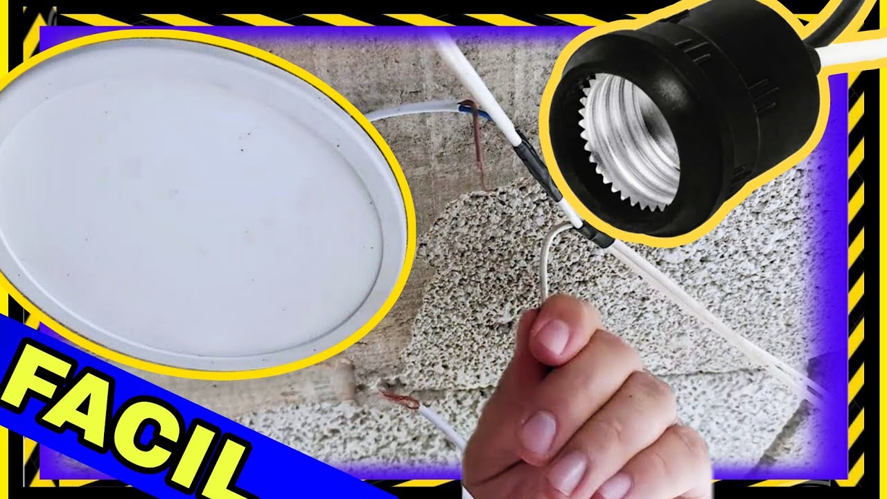 COMO cambiar 💡LAMPARA LED 🛋️por SOQUET o SOCKET💡 - YouTube