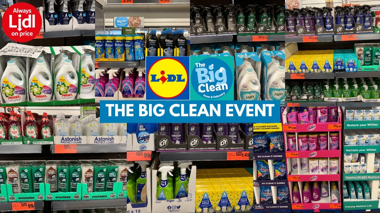 THE BIG CLEAN EVENT AT LIDL | LIDL HAUL | THE BIG CLEAN | TRAVELANDSHOP ...
