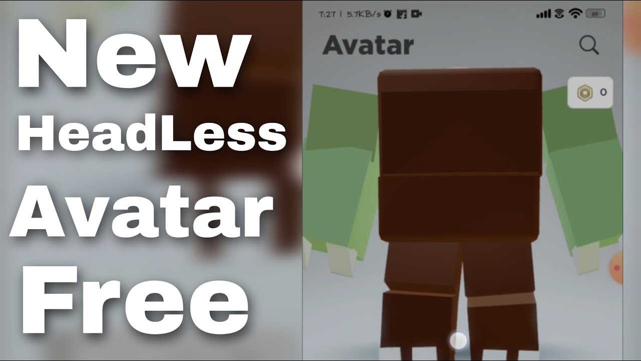 How to get new headless free zombie avatar- Roblox Guide🧟 - YouTube