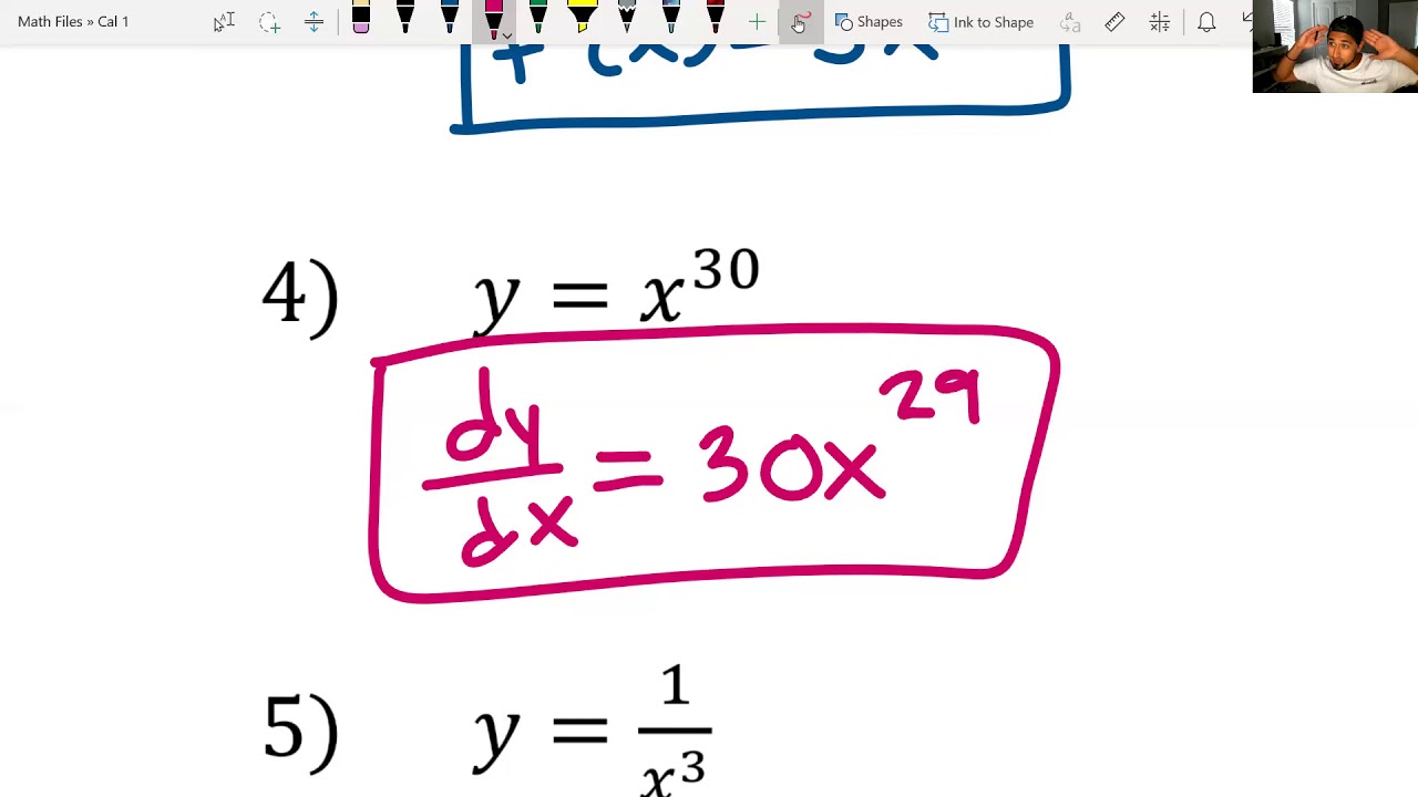 2.3 Basic Differentiation Formulas - YouTube