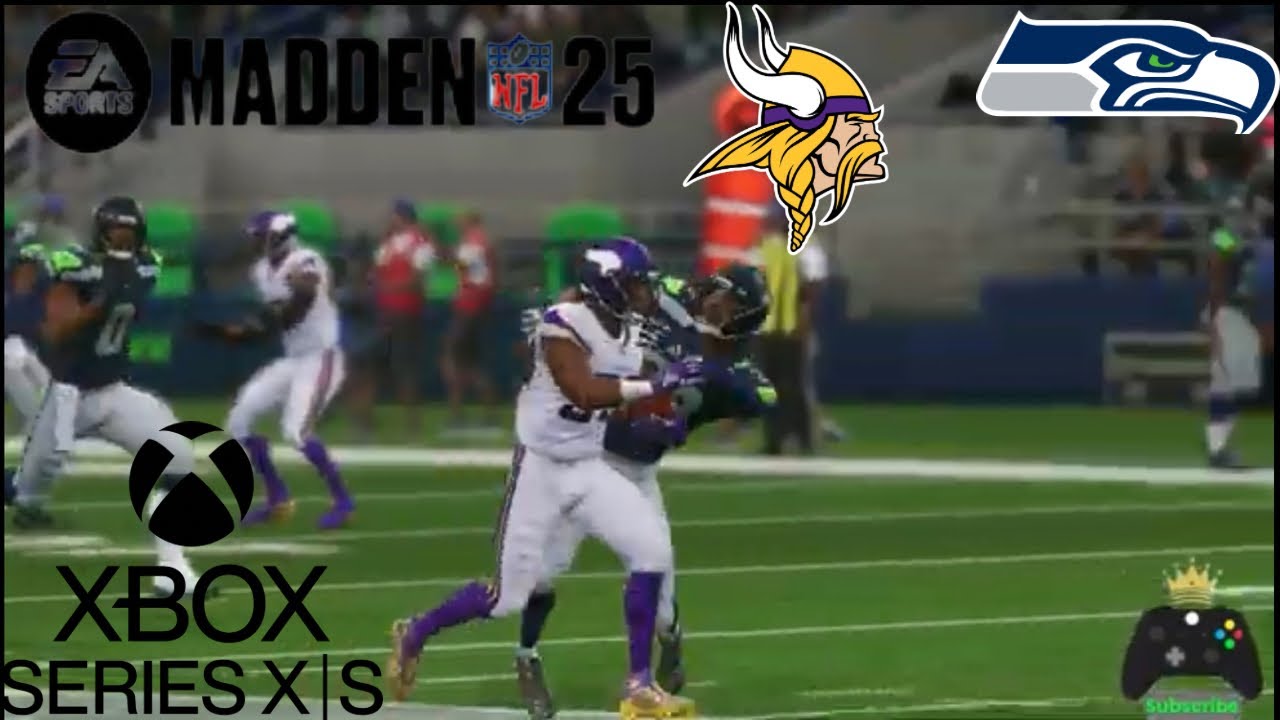 Madden 25 Xbox One Vikings VS Seahawks Week 16: Cold West Coast ...