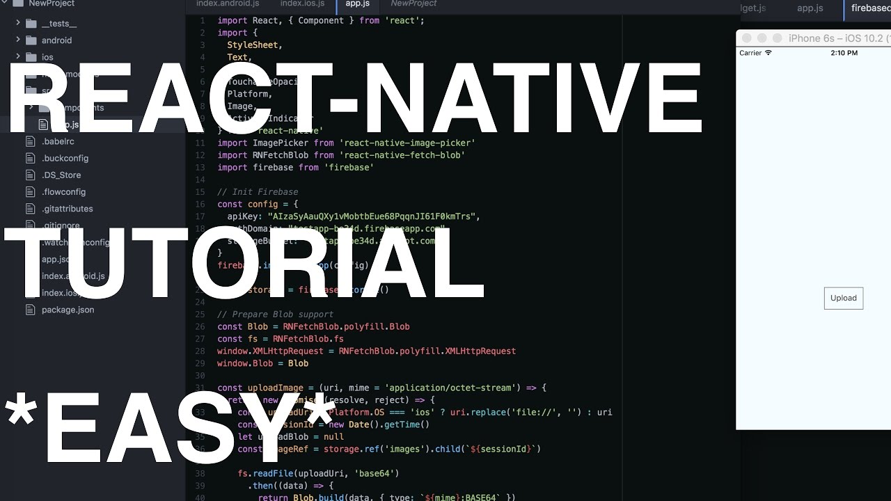 React-Native Tutorial and Introduction *EASY* - YouTube