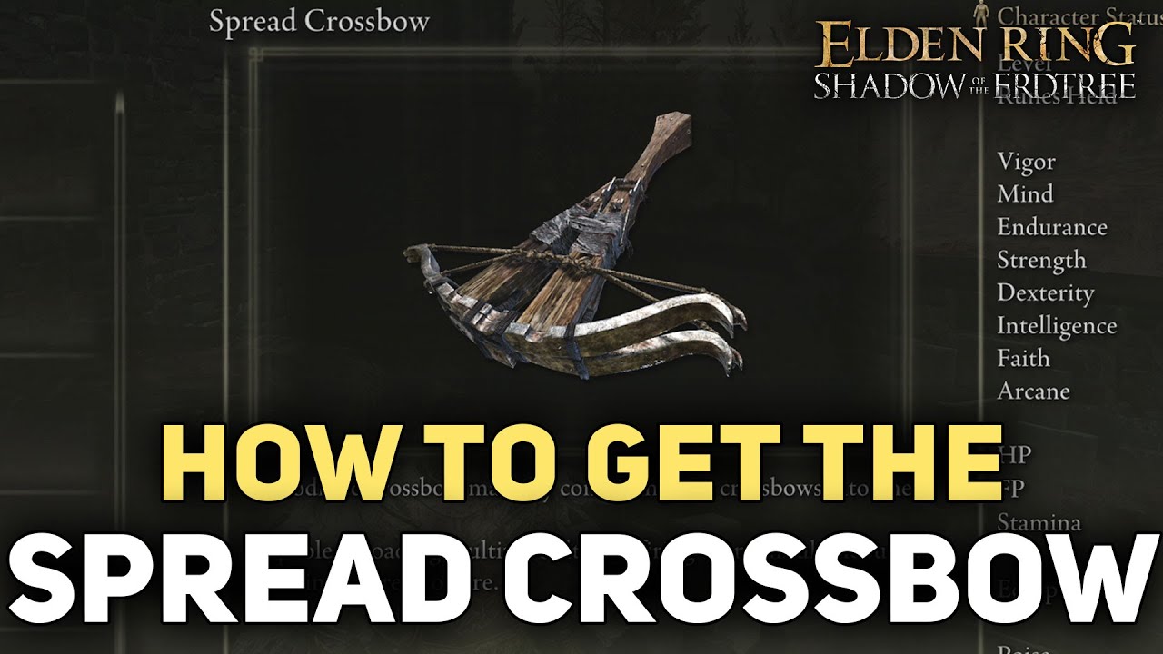 Elden Ring DLC - How To Get Spread Crossbow - Shadow of The Erdtree - YouTube