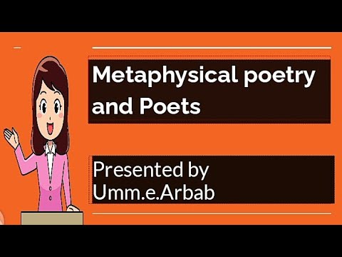 Definition of Metaphysical poetry/Elements/Examples/characteristic ...