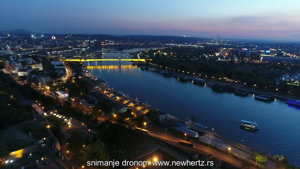 Beograd iz vazduha/ panorama 360 - YouTube