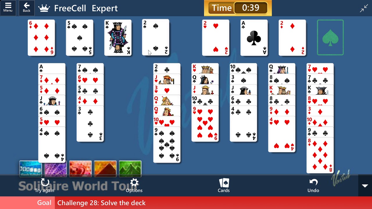 Solitaire World Tour Game #28 | January 18, 2020 Event - YouTube