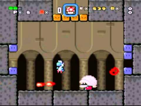 SMW: "The Rescue Mission" - Vs. Giant Bony Beetle (Boss 1) - YouTube