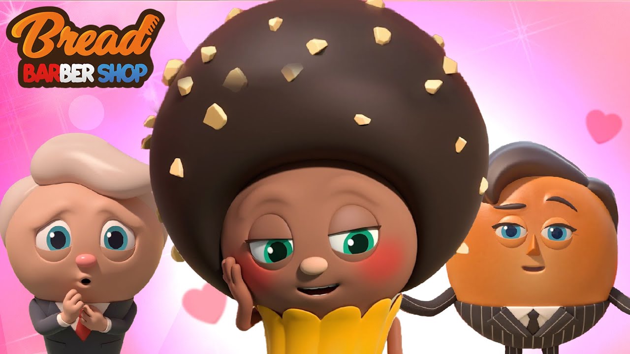 BreadBarbershop3 | Choco, fall in love | english /animation/dessert ...